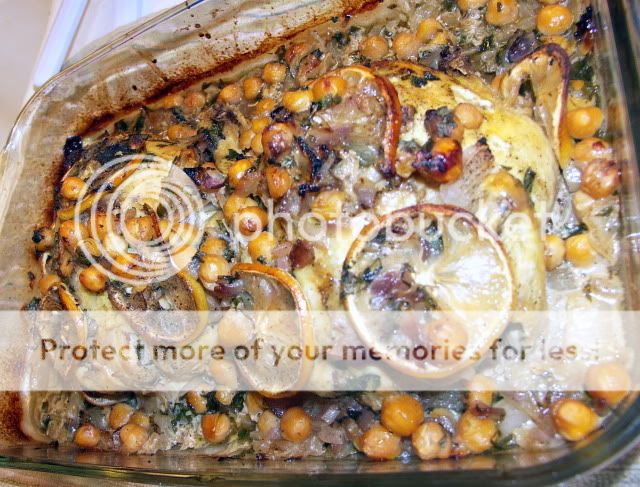 Algerian Chicken with Chickpeas, Lemon, and Cilantro: bakebakebake ...