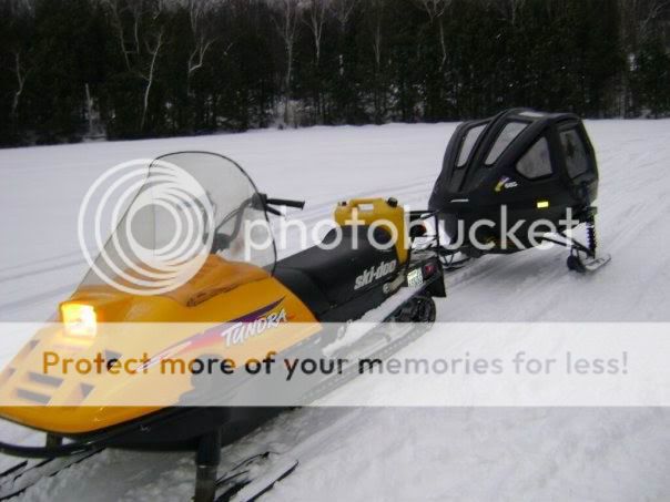 Pulling a Equinox Snowcoach with a Freestyle 300cc | Ski-Doo ...