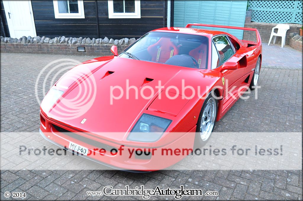 Cambridge Autogleam: Ferrari F40 Correction Detail write up and video ...