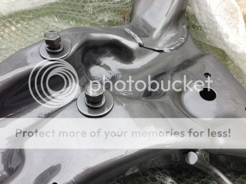 Powdercoated Front Subframe (Sparkling Anthracite) and matching Rear ...