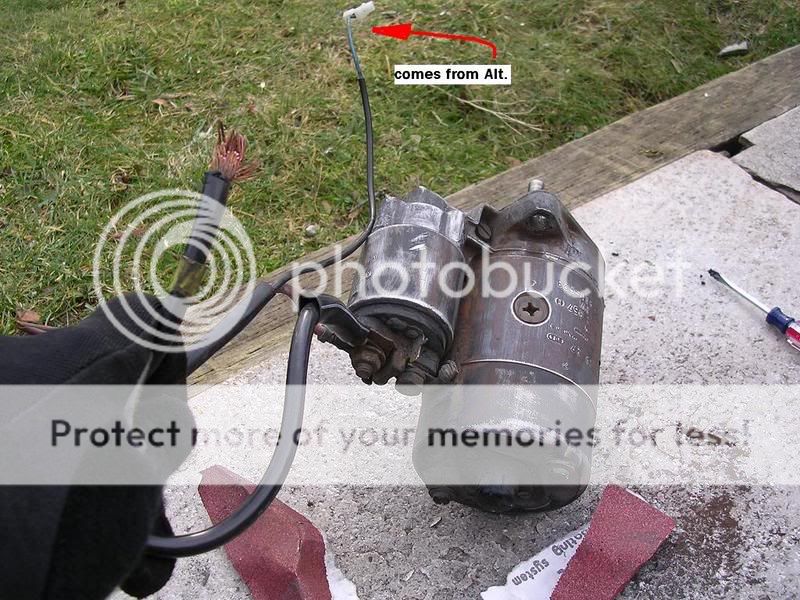 blue wire from alternator.... where does it go? | VW Vortex ...