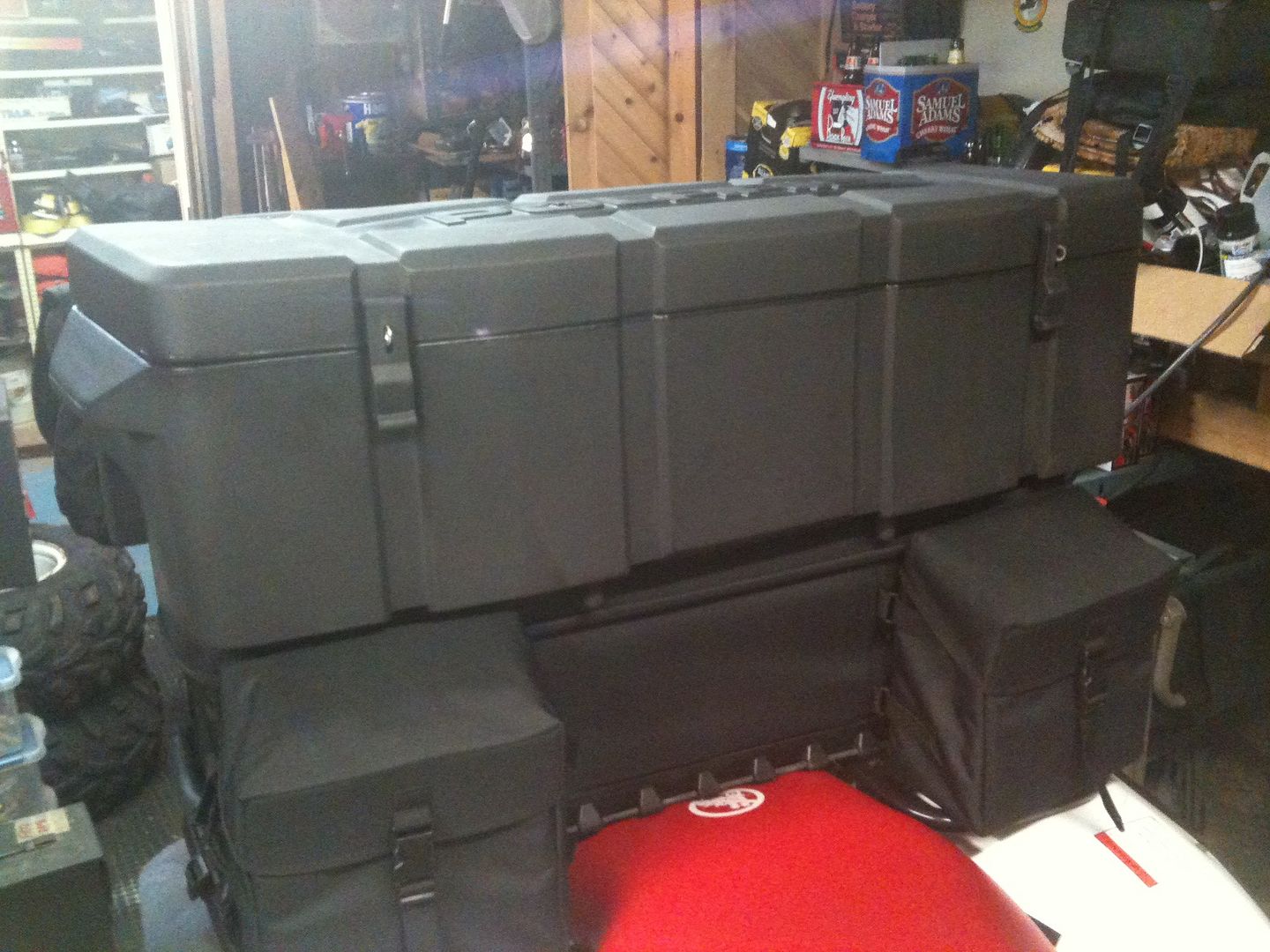 Rack mounted storage | Polaris ATV Forum