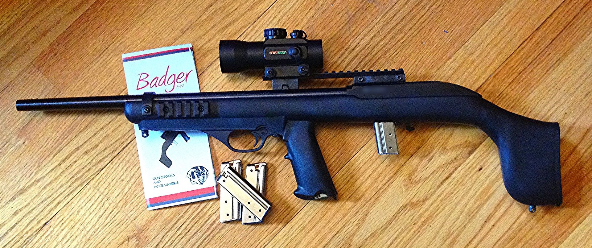 Badger M-22 stock for a 795 | Rimfire Central Firearm Forum