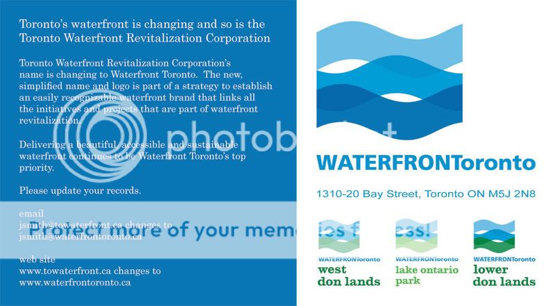 Waterfront: Toronto Waterfront Revitalization Corp. Becomes ...