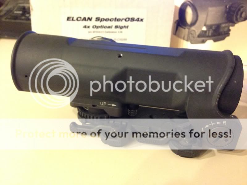 SOLD - ELCAN Spector OS4X Optical sight - dual illuminated 5.56 SPF ...