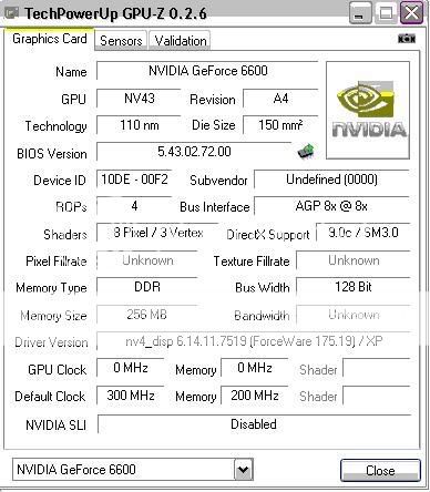 [SOLVED] Geforce 6600 - 4bit colour 640*480 res
