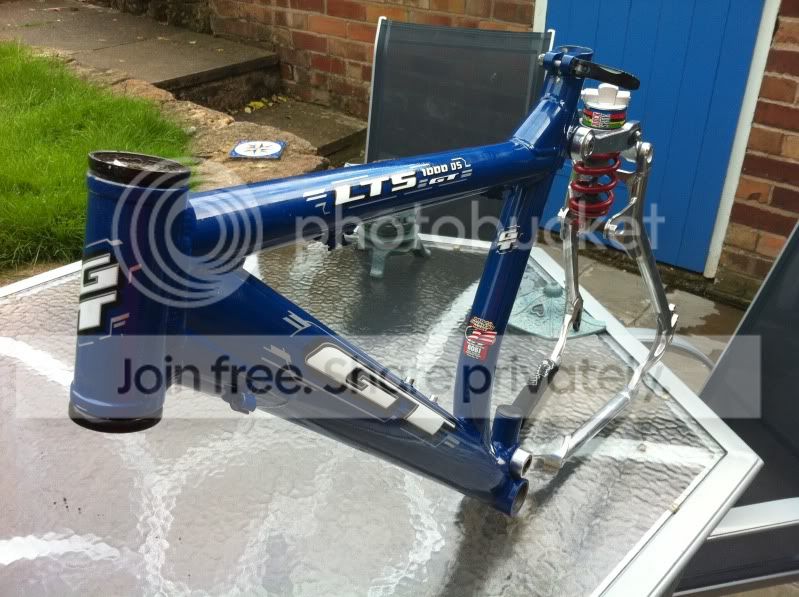 GT LTS 1000 DS FRAME 16" With very rare factory disc mo | Retrobike