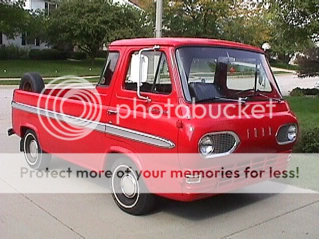 My "lil red" 1965 Ford Econoline PU arrived yesterday:) | The H.A.M.B.