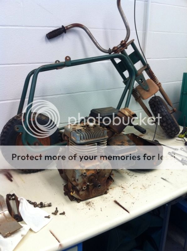 70's Montgomery Wards mini bike resto | DIY Go Karts