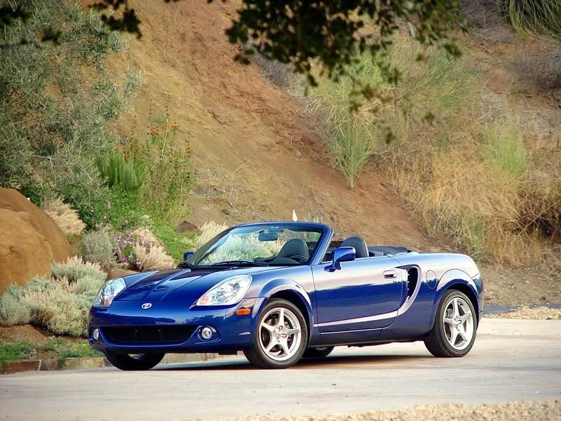 New shots of my '03 Spectra Blue Spyder | MR2 SpyderChat