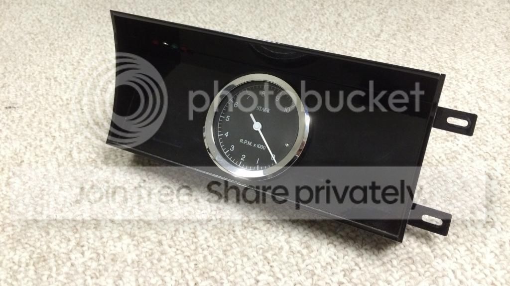FS: Custom Gauge Cluster and Glovebox Gauge Holder w/ STACK Gauges ...
