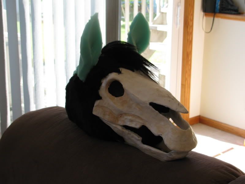 Undead horse mask in progress: fursuit — LiveJournal
