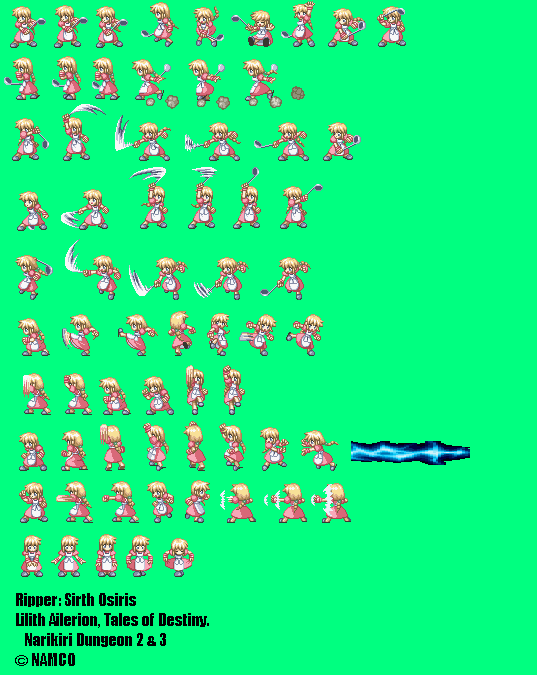 Tales Spritesheets - Tower Of Salvation