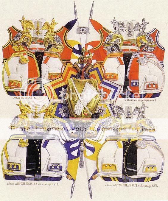 Uniforms and Helmets of the Chevalier Guarde