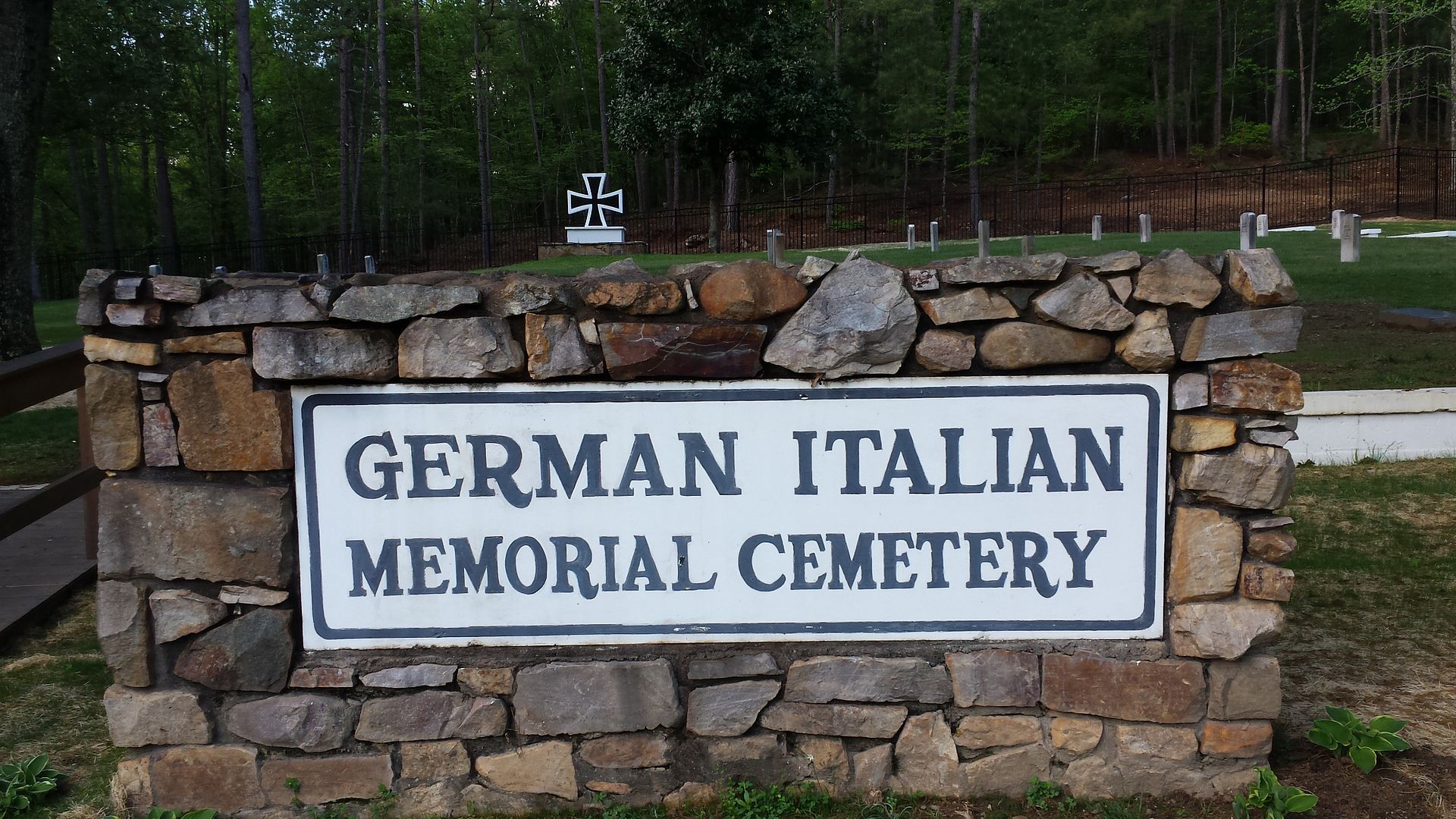 Visited the WWII POW German Italian Memorial Cemetery at Fort McClellan ...