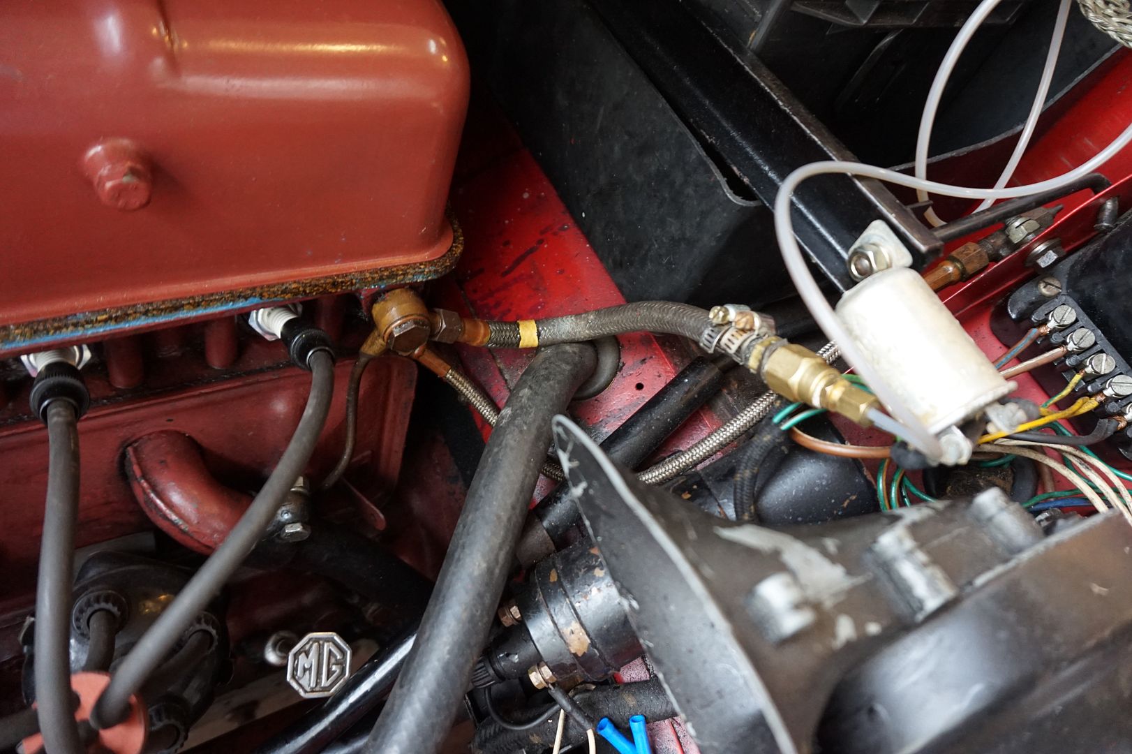 53 TD new spin on oil filter, oil pressure relief valve cleaning : T ...