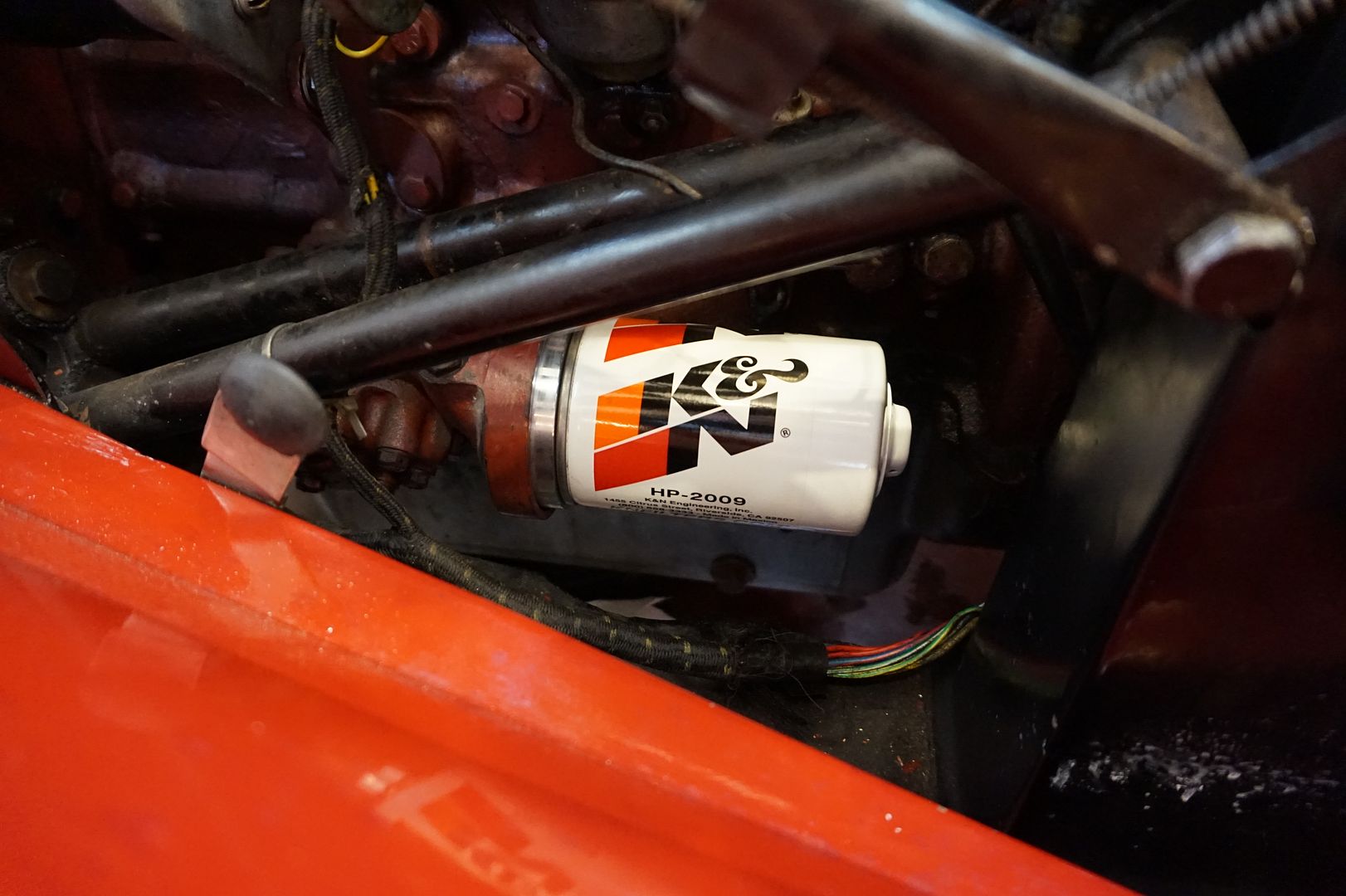 53 TD new spin on oil filter, oil pressure relief valve cleaning : T ...