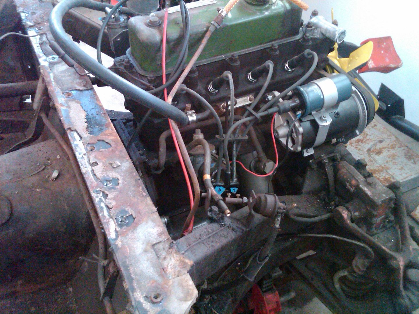 Engine mounts to frame : MGA Forum : The MG Experience