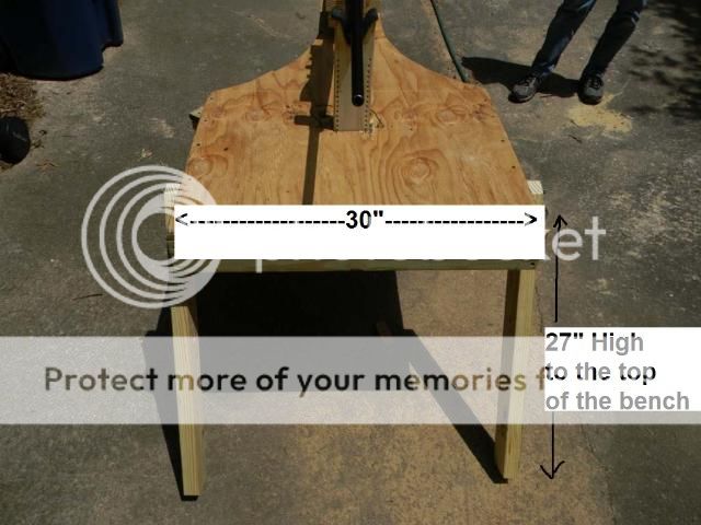Dimensions - Shooting Bench