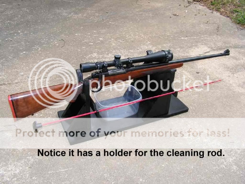 rifle cleaning/work cradle