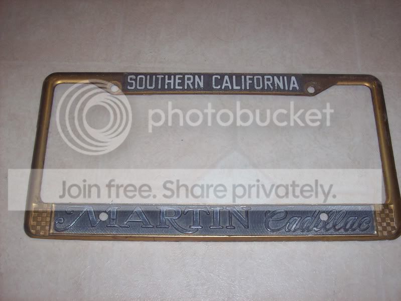 Vintage So Cal Chrome Dealership License Plate Frames | VW Vortex ...