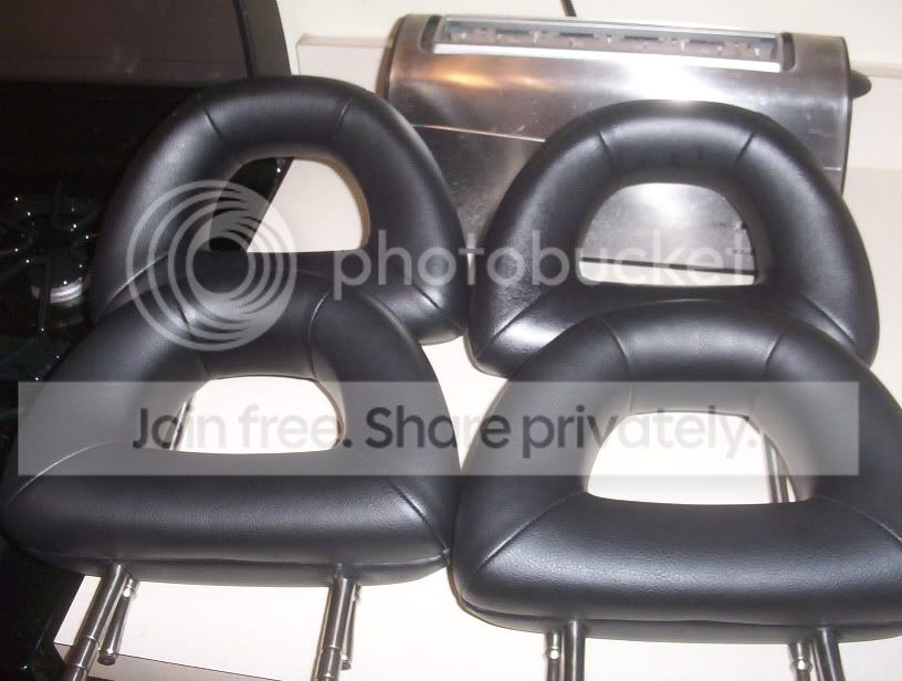 Black Leather Donut Headrest in NEAR MINT condition FS | VW Vortex ...