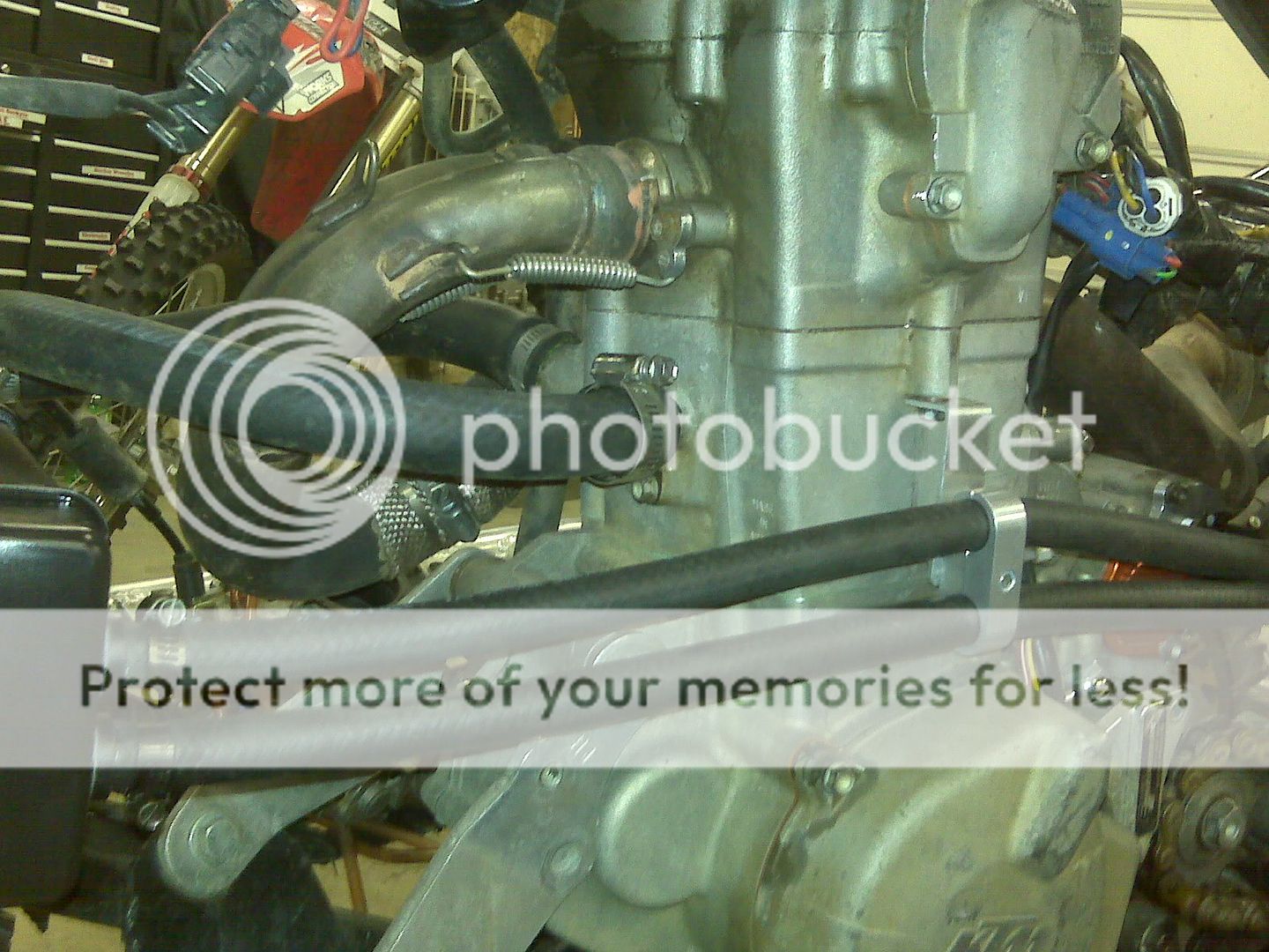 Oil cooler for KTM RFS motor.In Stock and ready for shipping | Polaris ...