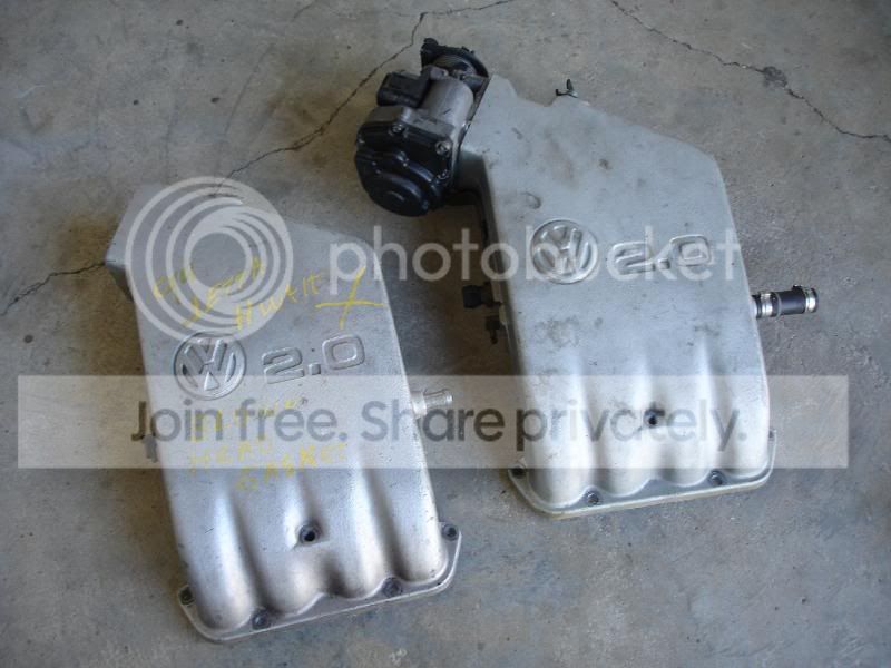 FS: 2.0 ABA upper intake manifold & throttle body | VW Vortex ...