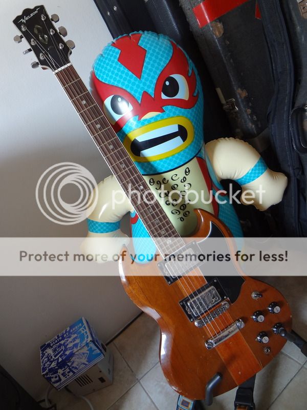 UNGD: 70s Welson Red Flame Export (SG copy) - OffsetGuitars.com