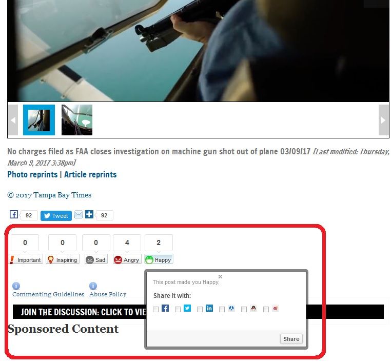 Mark Serbu shoots automatic MP5 from a Cessna 172 over the gulf. People ...