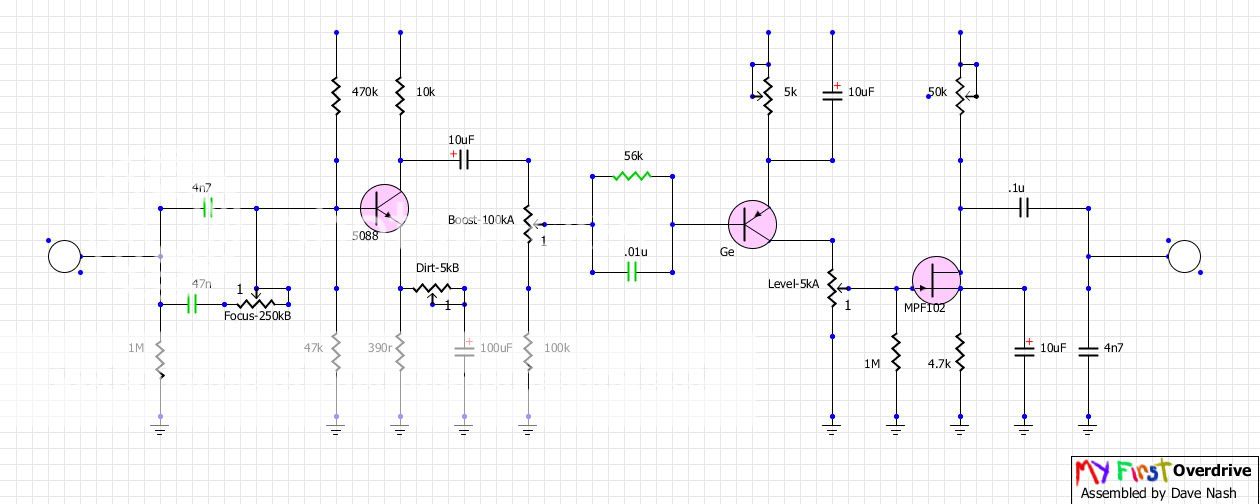 New hybrid overdrive - Si-Ge-JFET - freestompboxes.org