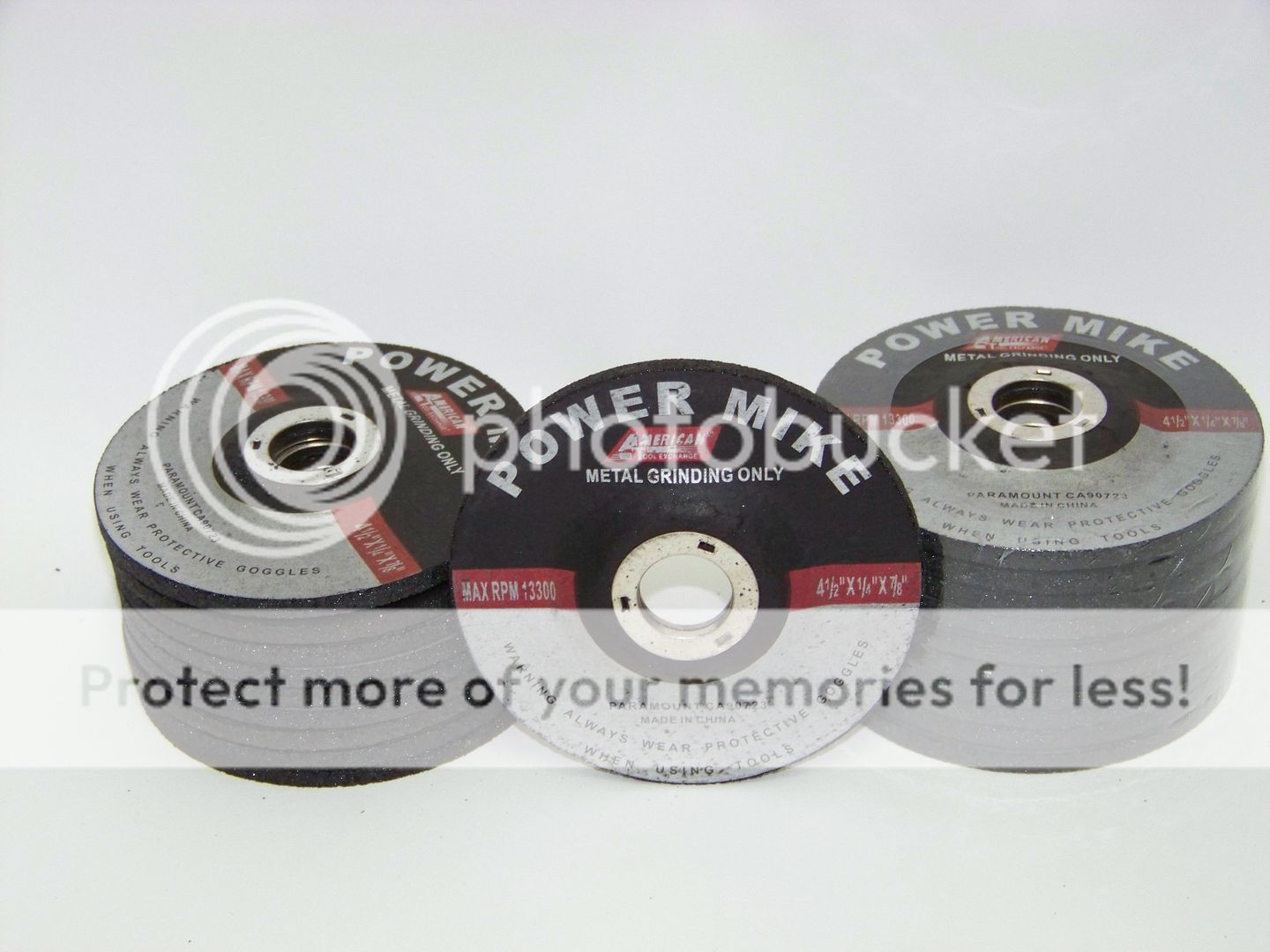 25 PC 4-1/2" X 1/4" X 7/8" METAL GRINDING WHEEL FOR ELECTRIC ANGLE ...