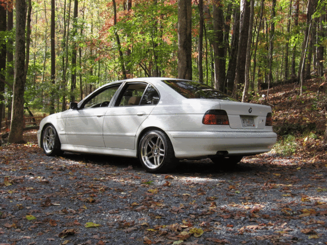 18" Staggered M-Parallel wheels e39 lowered???