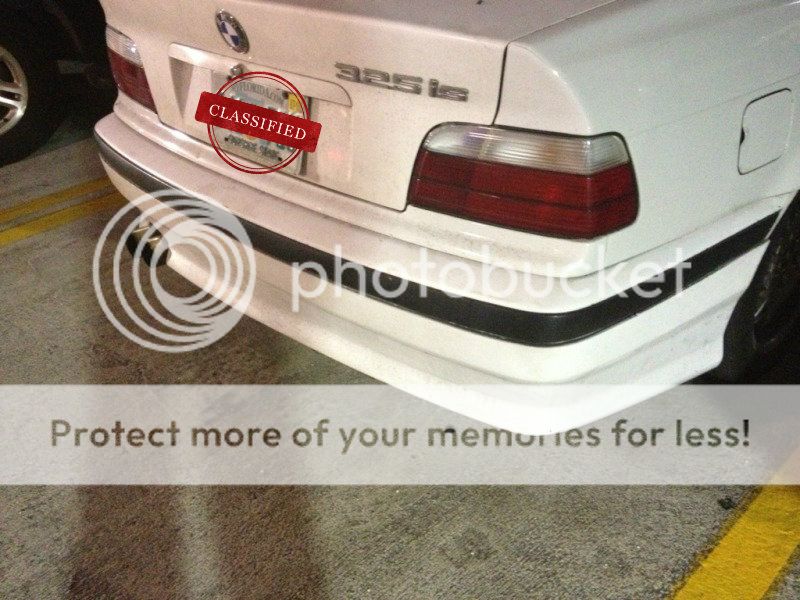 E36 e36 rear bumper with AC schnitzer lower valance