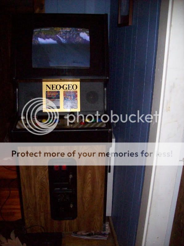 My current arcade gaming setup: Neo Geo cab and Egret II - racketboy.com