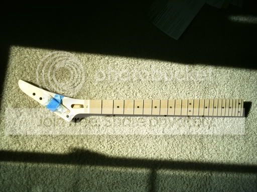 FS:NEW Warmoth maple 24 fret neck, SS frets,compound radius,Explorer ...