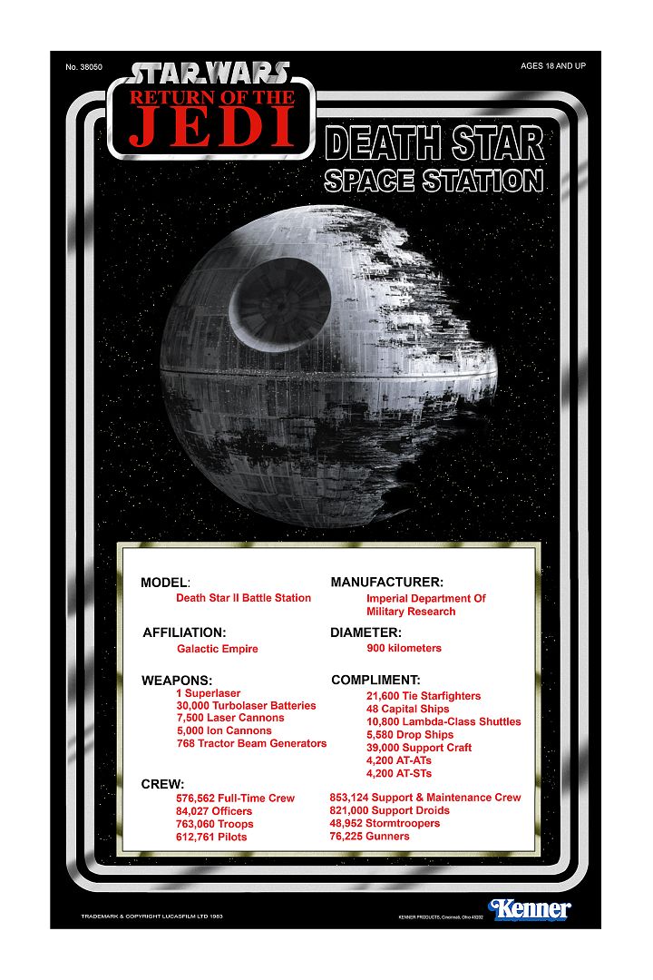 Custom Boxes for Vintage Kenner DEATH STAR SPACE STATION | Rebelscum ...