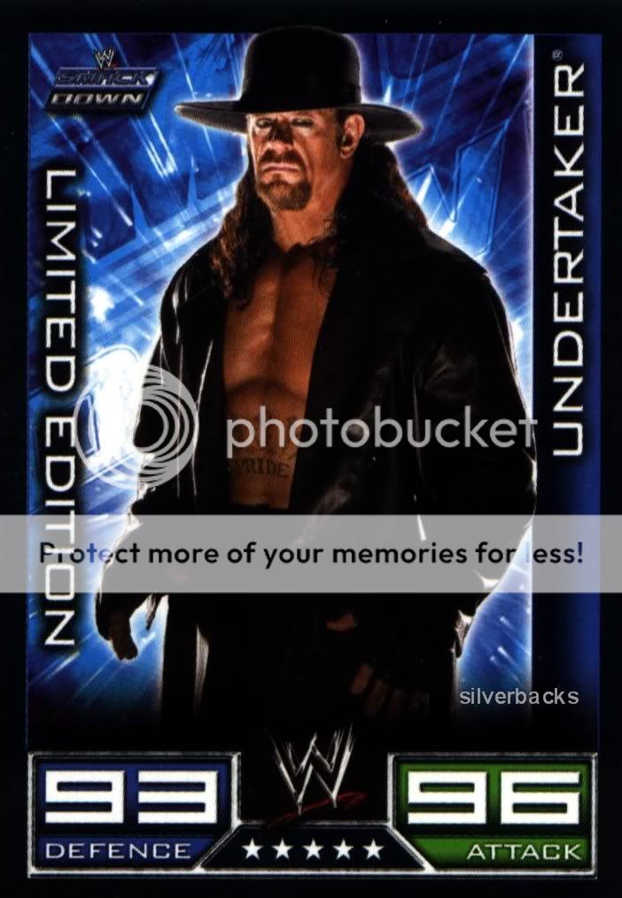 WWE Slam Attax card - Limited Edition THE UNDERTAKER | eBay