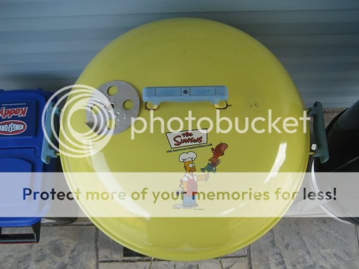 New pics of my Simpson's Weber Grill 10th Anniversary Limited Edition ...