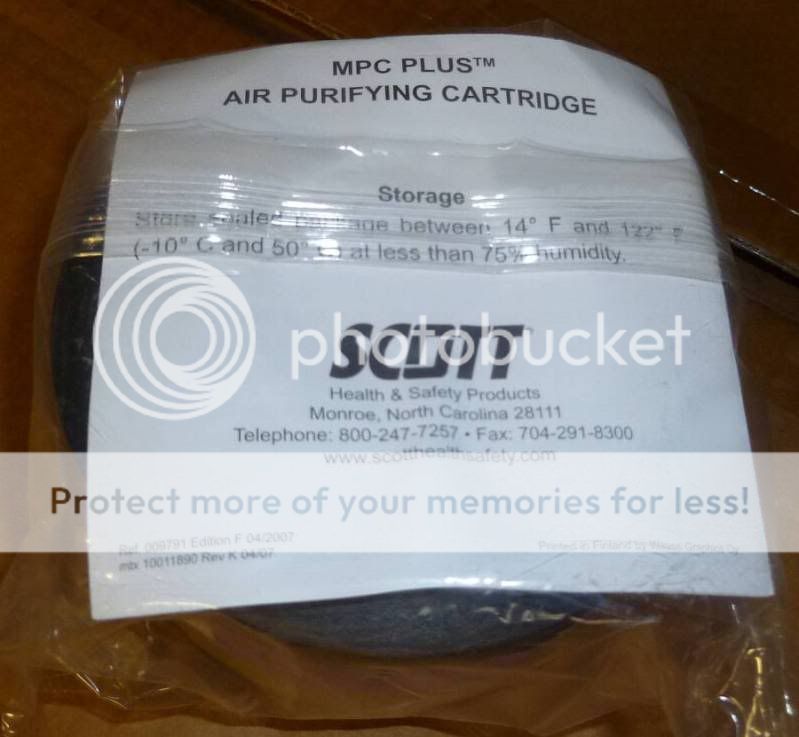 SCOTT 805557-01 NATO 40mm CARTRIDGE FILTER For Sale | Survivalist Forum