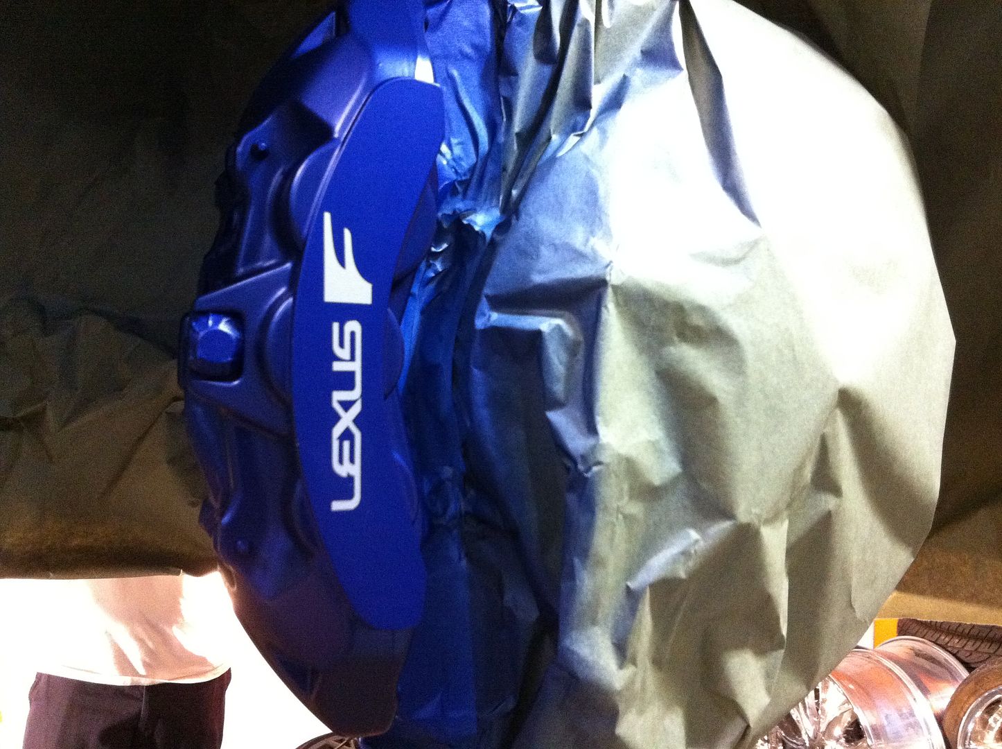 Lexus ISF Brake Calipers Painted (pics inside) - Just Meade....my ...