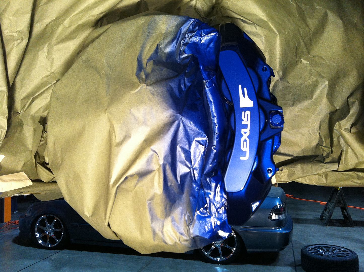 Lexus ISF Brake Calipers Painted (pics inside) - Just Meade....my ...