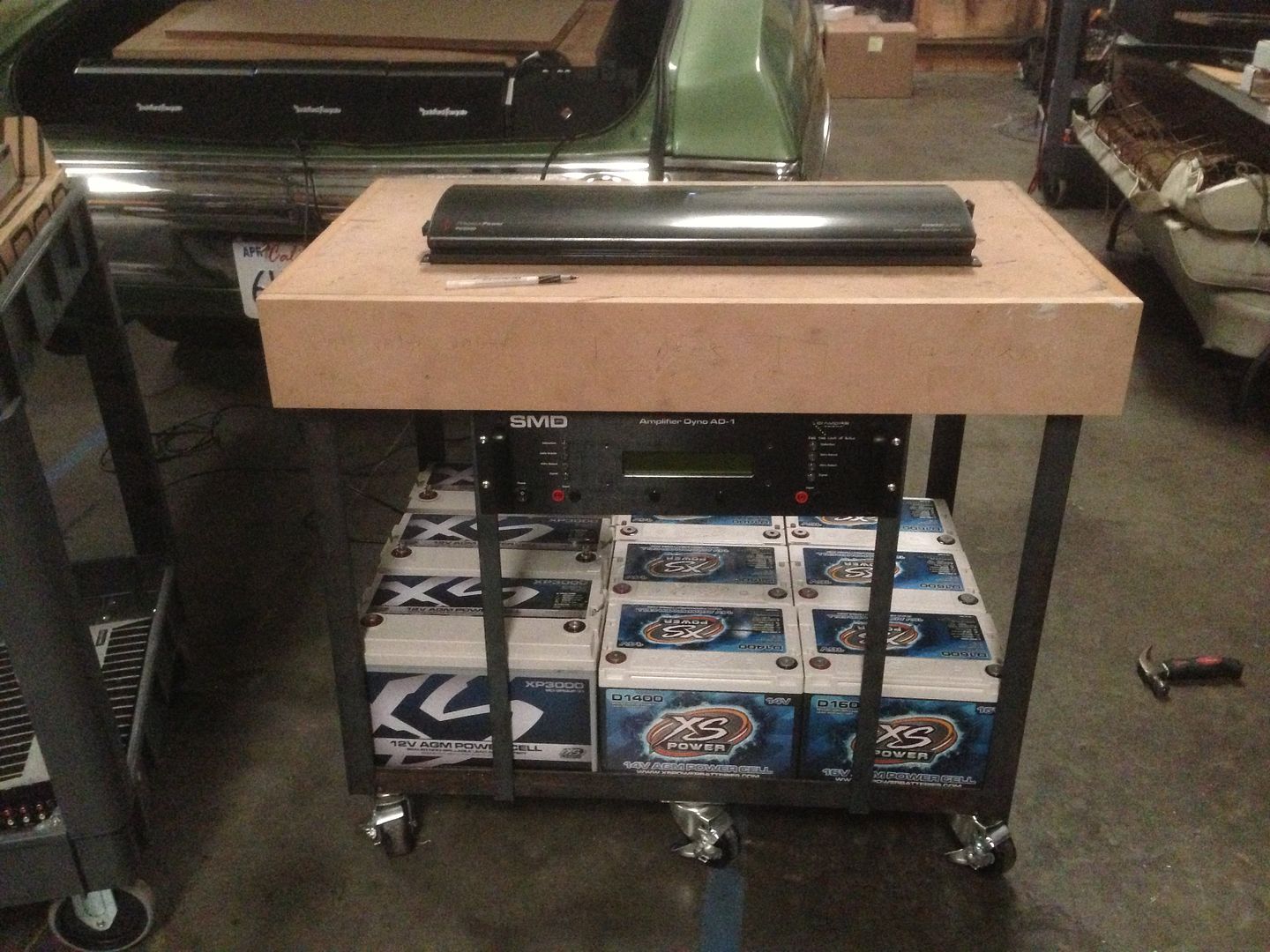 Mobile SMD AD-1 Test Bench - 12, 14 and 16v XS Power Battery Bank - D ...