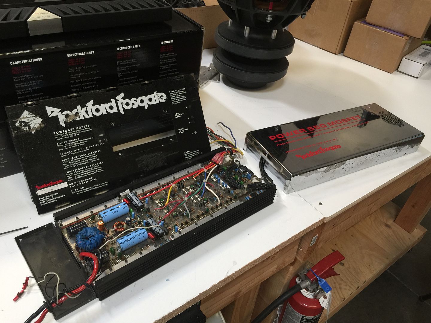 Vintage Chrome Rockford Fosgate Power 650 Mosfet - Lets see some Amp ...