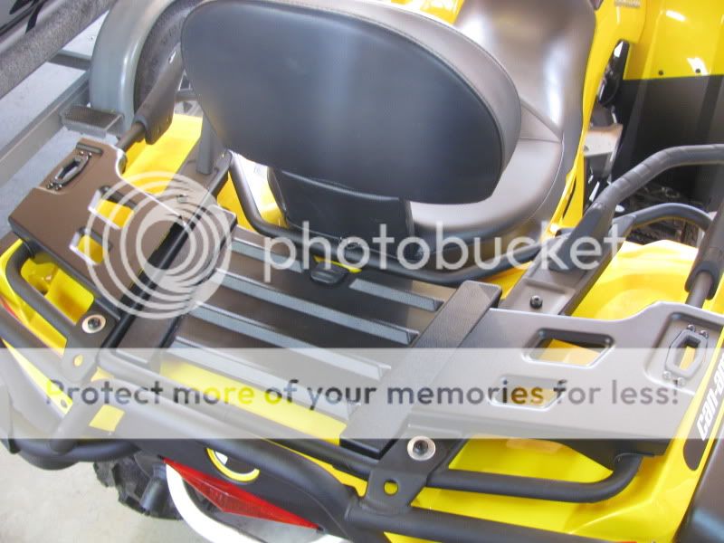 Linq adapter plates with rear box installed. | Can-Am ATV Forum