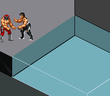Chokeslam through Glass Stage