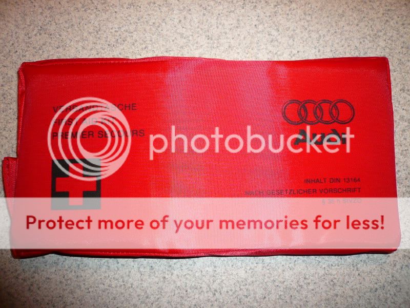 First Aid Kit Never Opened | VW Vortex - Volkswagen Forum