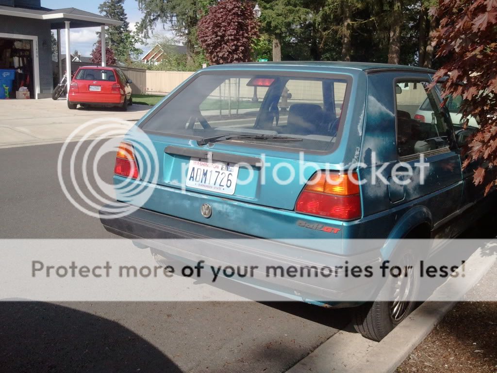 mk2 jetta and golf small bumpers with rebar and turn signals - 2 sets ...
