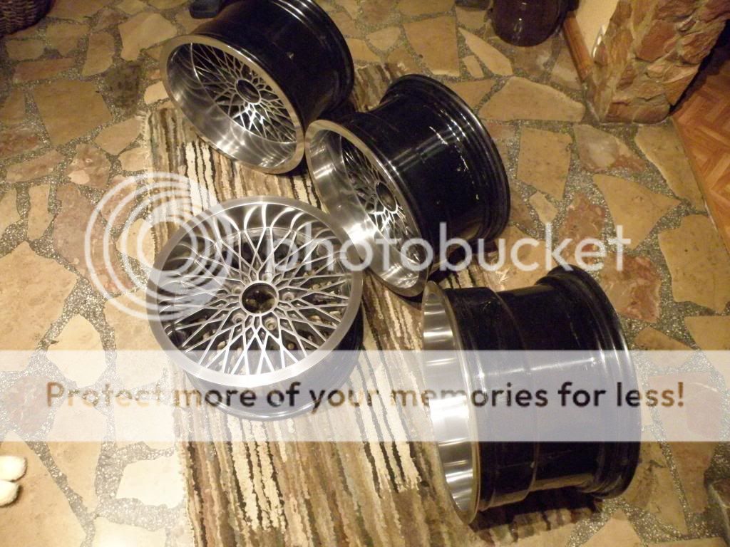 FS: Rare staggered OG RH mesh wheels, 16x8.5&9.5, refinished, huge ...