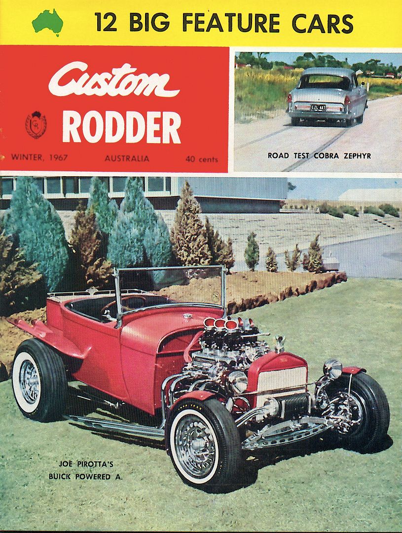 Hot Rods - Joe Pirotta & Charlie Caruana "Crimson Pirate" 60s Oz Hot ...